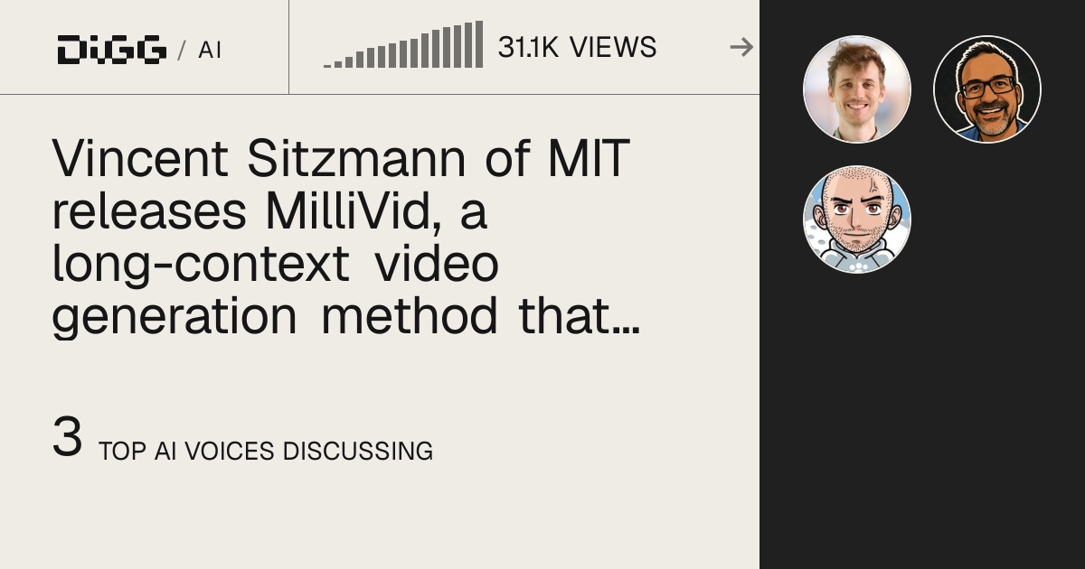 MilliVid Generates Long-Range Consistent Videos Using Hierarchical ...