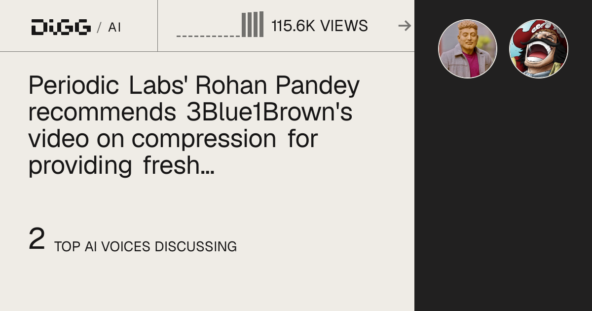 3Blue1Brown launches a video series exploring language compressibility ...